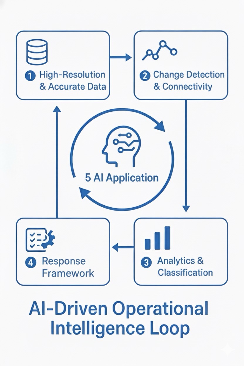 AI-driven operational intelligence loop – Lechuck Park